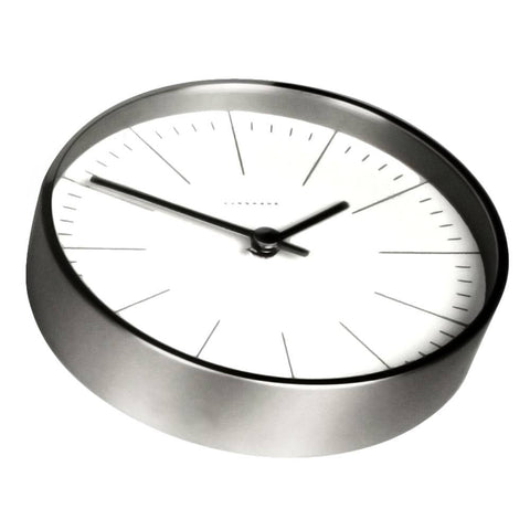 Wall clock Max Bill ø 22cm | Tick mark dial | Quartz movement | Bauhaus ...